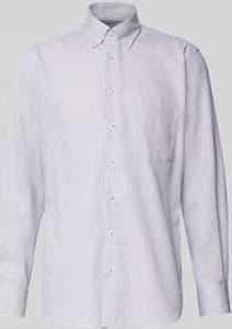 Eterna Regular Fit Businesshemd mit Button-Down-Kragen