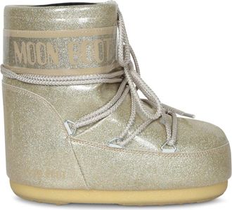 Moon Boot Femme, Chaussures, Jaune, Taille: 36 EU Icon Low Metallic Bottes