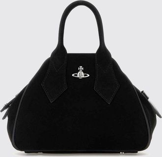 Vivienne Westwood Mini sac &agrave; main Yasmine en daim avec logo Orb