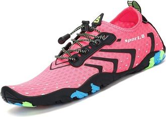Saguaro Chaussure deau Homme Femme Chaussures Aquatiques Respirant Séchage Rapide Chaussures de Plage, Rose 39