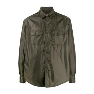 Aspesi Chemise &agrave; col classique - Homme - Chemises - Vert - Taille: XS