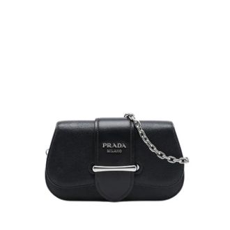 Prada Sac bandouli&egrave;re Sidonie Pre-owned - Femme - Pre-owned - Noir - Taille: ONE Size