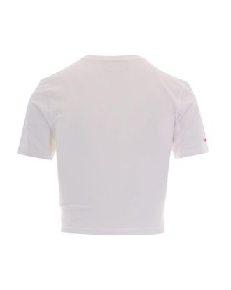 MC2 Saint Barth Womens T-Shirt Nives Hello Kitty With Strass White Cotton Elastane T-Shirts & Jerseys