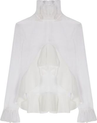 Givenchy Transparente Seidenbluse Givenchy in Weiß