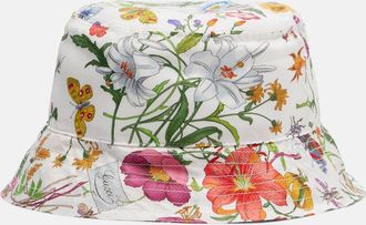 Gucci Bob en soie &agrave; fleurs