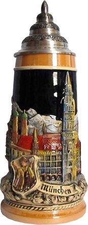 King Bierkrug M&uuml;nchen Seidel 0,5 Liter Bierseidel