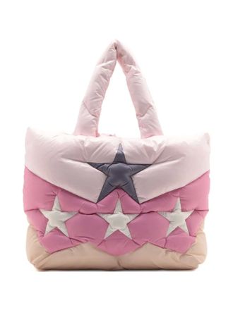Miu Miu sac cabas matelassé à motif étoile (2024) - Rose