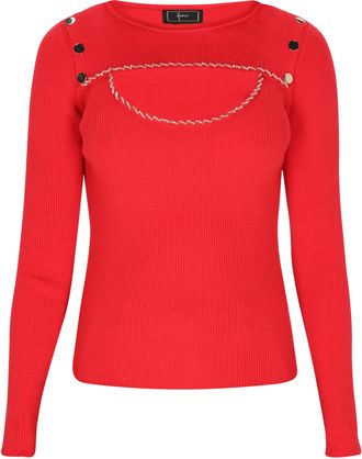 Faina Pullover Frauen Rot