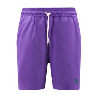 Polo Ralph Lauren Homme, Maillots de bain, Violet, Taille: M Traveler Mid Trunk
