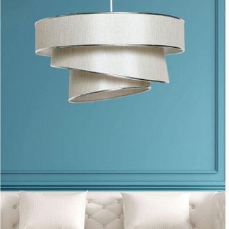 Pier Import Pier Import - Suspension moderne beige - abat-jour triple zurich