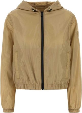 Burberry Femme, Vestes, Beige, Taille: 36 FR Veste l&eacute;g&egrave;re &agrave; capuche