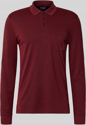 Christian Berg Regular Fit Poloshirt im langärmeligen Design