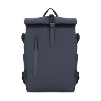 Rains Rolltop Rucksack Large - - Bags - Herren - Blau - ONE SIZE