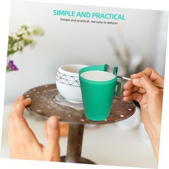 Holibanna Silikon Tassenmanschette für Sublimation Hitzebeständige Becherklemme mit Metallverschluss Wiederverwendbar Leicht Praktische DIY Sublimationsbecher H