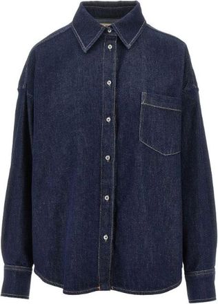 Max Mara Femme, Blouses et Chemises, Bleu, Taille: 40 FR Chemise en jean