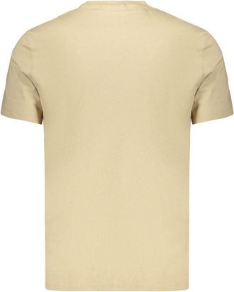 Calvin Klein Embroidered Logo T-Shirt - Beige