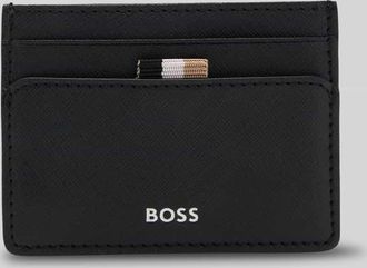 HUGO BOSS Kartenetui aus echtem Leder Modell ZAIR_CARD HOLDER N