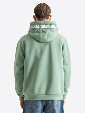 Lonsdale Kapuzensweatshirt BRODLOVE mit Kapuze, Langarm-Design, normale Passform