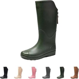 Generic Bottes en caoutchouc imperm&eacute;ables larges pour homme - Pour le travail et la pluie - Pour lext&eacute;rieur, la neige, la pluie - Longueur genou - Bottes de j