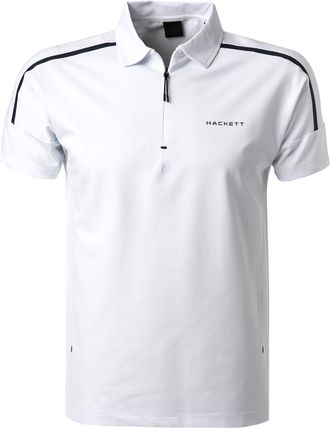 Hackett Herren Polo-Shirt weiß Slim Fit