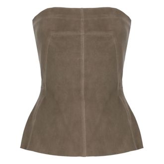 Rick Owens Femme, Tops, Brun, Taille: 36 FR Drkshdw Top