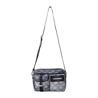 Dsquared2 Sac bandouli&egrave;re - Homme - Sacs - Bleu - Taille: ONE Size