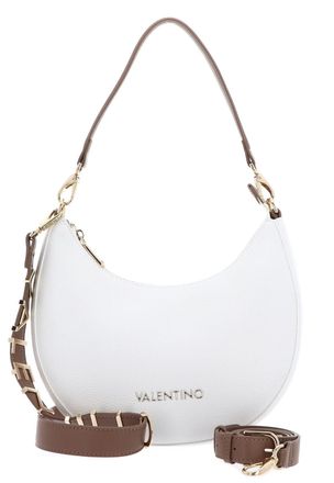 Valentino Alexia Hobo Bag Bianco/Cuoio