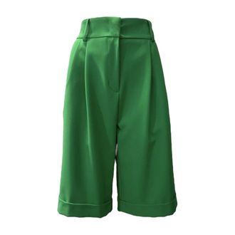 Giulia N Couture Gr&uuml;ne Sweat Shorts - - Shorts - Damen - Gr&uuml;n - S