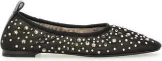 Tory Burch Ornate Ballerina Flats - Gr. 6_5 - in Schwarz