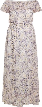 Faina Kleid Damen wei&szlig;e flieder