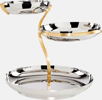 L'OBJET Etagere Deco Leaves Large