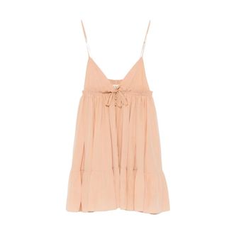 Chlo&eacute; Femme, Robes, Rose, Taille: 38 FR Silk Mini Dress