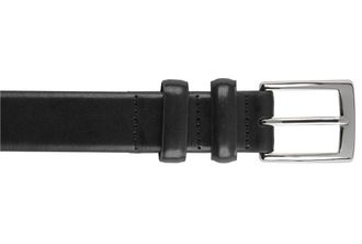 Bexley Ramsgate silver - Ceinture homme noir