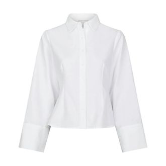 Neo Noir Rosa Oxford Hemd - - Blouses & Shirts - Damen - Wei&szlig; - S
