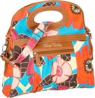 Tom Tailor Acc Flora 10830 51, Damen Henkeltasche, türkis, (türkis 51), 36x9x39