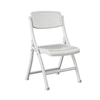 Generic Klappstuhl Camping Leicht Faltbar mit Lehne Hoher Belastbarkeit Klappst&uuml;hle Esszimmer mit Metallrahmen Keine Montage Erforderlich f&uuml;r G&auml;ste K&uuml;che B&uuml;ro