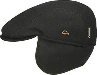 G&ouml;ttmann G&ouml;ttmann Chapeau trappeur en laine imperm&eacute;able pour homme Noir Avec cache-oreilles Automne Hiver, Noir (19), 60