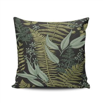 Generic Vintage-Blumen, Blätter Und Pflanzen (Botanik) Zierkissenbezüge Dekorative Sofakissen Atmungsaktiv Dekokissen Für Schlafzimmer Heimdekoration Sofa 45X