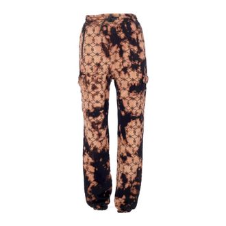 Dolly Noire Monogramm Schwarze Sweatpants Stilvoller Komfort - - Trousers - Herren - Schwarzk - S