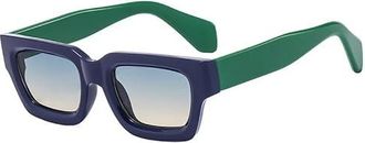 Generic Lunettes De Soleil Carr&eacute;es For Hommes, Dext&eacute;rieur For Femmes, &Agrave; Petite Monture For Vacances(Blue)
