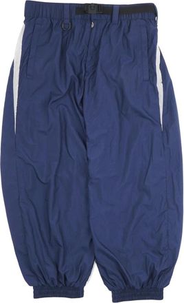 Yohji Yamamoto Homme, Pantalons, Bleu, Taille: XL Pantalon de surv&ecirc;tement 3-Stripes en nylon