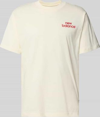New Balance Regular Fit T-Shirt aus reiner Baumwolle Modell INTELLIGENT