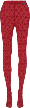 Marine Serre Cjer Leggings - Red