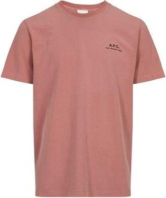 A.P.C. T-shirt droit &agrave; manches courtes en coton