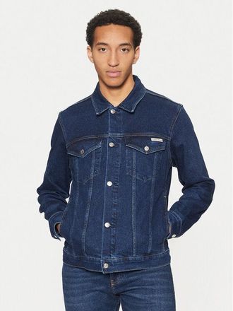 Calvin Klein Jeans Jeansjacke J30J326553 Dunkelblau Straight Fit