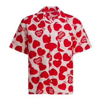 Human Made Heart Vacation Shirt - - Shirts - Herren - Rot - XL