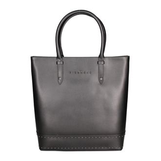 John Richmond Ledertasche mit Nieten - - Bags - Damen - Schwarzk - ONE SIZE
