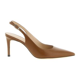 Stuart Weitzman Femme, Chaussures, Brun, Taille: 39 EU Power Slingback 75