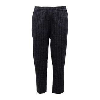 Hosio Pantalone in Maglia - - Trousers - Herren - Blau - L