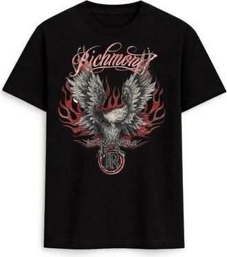 John Richmond Homme, Tops, Noir, Taille: M T-Chemises